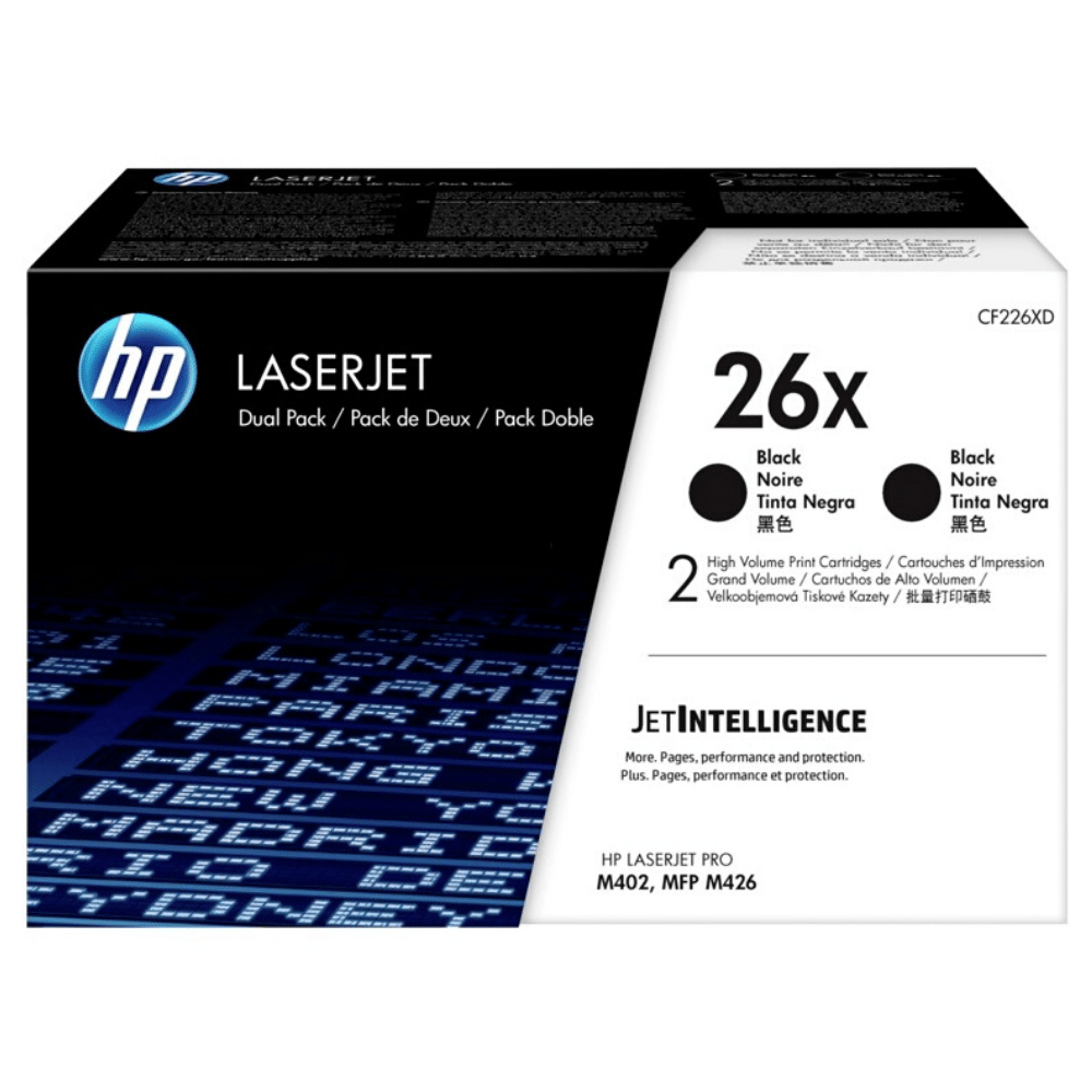 HP oryginalny toner CF226XD black 26X 2*930g | tutonery.pl