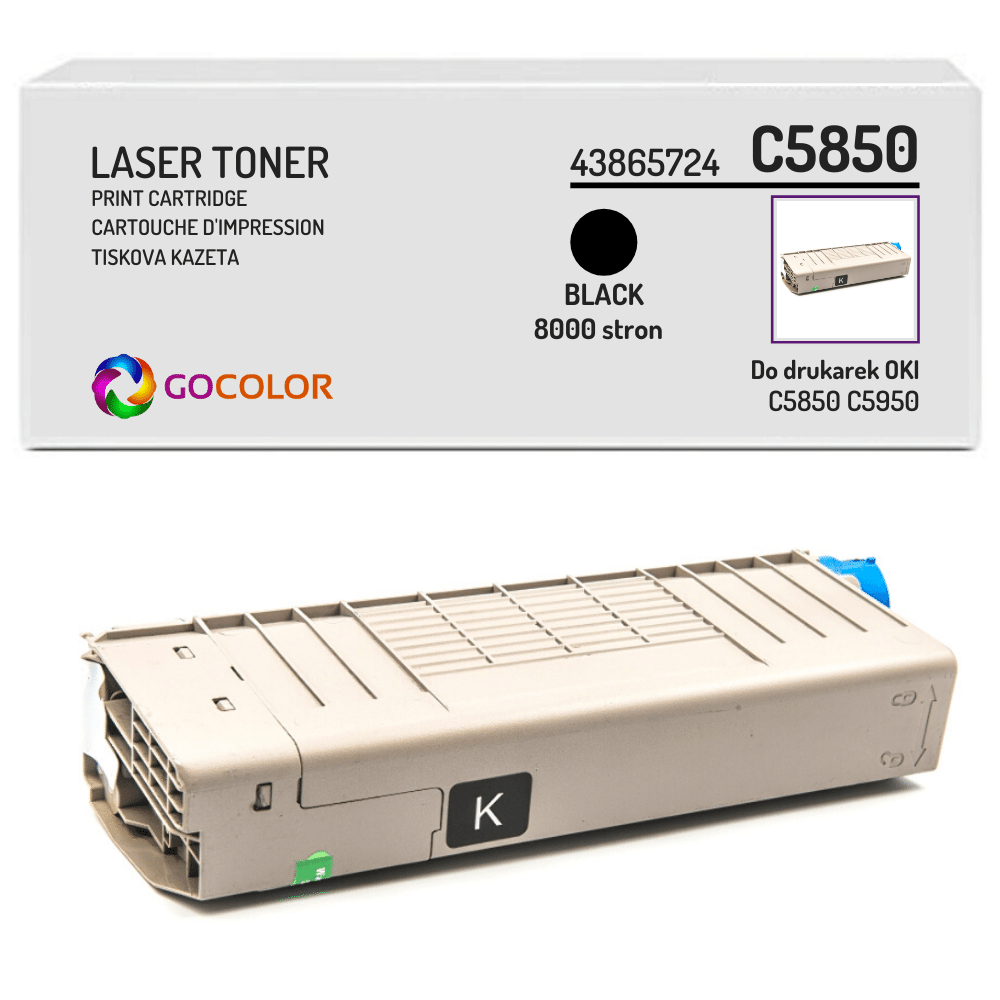 Toner do OKI C5850 C5950 43865724 black | tutonery.pl